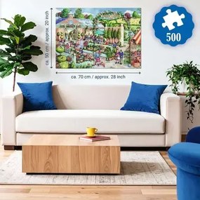 RAVENSBURGER Puzzle Rozkvetlé zahradní centrum XXL / 500 dílků / 70 ×