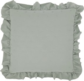 Jemně opálový povlak na polštář s volánkovým okrajem Aix Soft – 50*50 cm