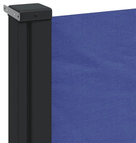 Zatahovací boční markýza modrá 160 x 600 cm,  4004521