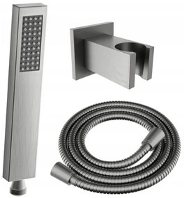 Mexen příslušenství - podomítkový 1-bodový ruční sprchový set R-02, grafit, 785006050-66