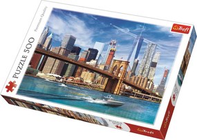 TREFL PUZZLE Foto pohled na New York skládačka 48x34cm 500 dílků tr137331