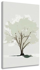 Obraz strom v minimalistickém duchu Varianta: 50x100