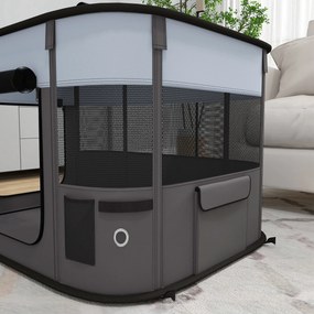 PawHut Okenní Tkanina Park pro Psy, Park pro Štěňata, Venku uzavřený prostor pro zvířata s úložnými kapsami, Skládací uzavření pro psy a štěňata, 84 …