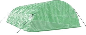 Skleník s ocelovým rámem zelený 40 m² 8 x 5 x 2,3 m 3188085