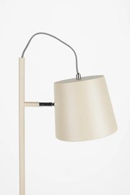 Béžová stojací lampa s kovovým stínidlem (výška 150 cm) Buckle – Zuiver