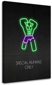Gario Obraz na plátně Neonový hulk - Rubiant Rozměry: 40 x 60 cm