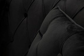 Designová pohovka Jagienka 130 cm černá