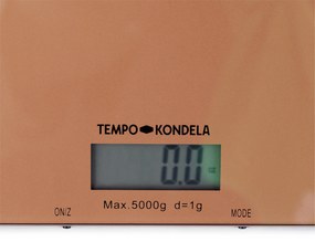 TEMPO-KONDELA BORIA, digitální kuchyňská váha, rose gold