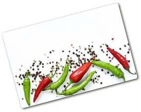 Wallmuralia Deska na krájení tvrzená Chilli 80x52 cm