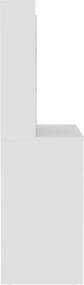 Kosmetický stolek s LED světly 100 x 40 x 135 cm MDF bílý 331538