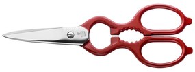 Zwilling univerzální nerezové kuchyňské nůžky 20 cm, červené, 43924-200