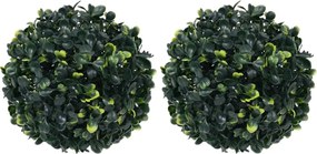 vidaXL Umělé buxus koule 2 ks 22 cm [315468]