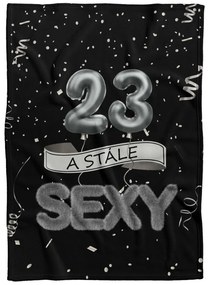 Deka Stále sexy – Černá (věk: 23, Podšití beránkem: NE)