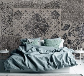 Gario Fototapeta Vintage mozaika šedá - Andrea Haase Materiál: Vliesová, Rozměry: 200 x 140 cm
