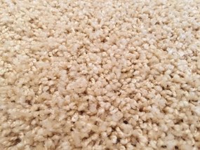 Vopi | Kusový koberec Color Shaggy béžový - Kytka 160 cm průměr