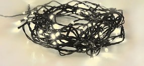 Vánoční venkovní LED řetěz 10 m - 100LED - teplá bílá
