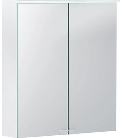 Geberit Option - Zrcadlová skříňka s osvětlením, 600x675x180 mm, bílá 500.273.00.1