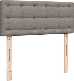 Box spring postel s matrací taupe 120x190 cm textil 3288145