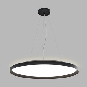 LED2 3275053DTW Moon, závěsné svítidlo, 88W LED 3000-4000K DALI TW, černá, Ø80cm
