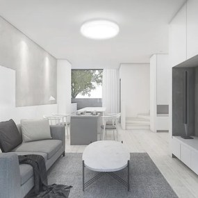 LED Koupelnové stropní svítidlo se senzorem LED/24W/230V 3000K IP44 bílá