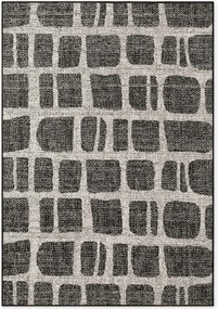 Ted Baker, Kusový koberec Ted Baker Haringey 106383 Black White, 200x300, černobílá, chodba / předsíň