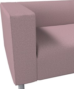 Potah na pohovku Kilppan 4-místná barva růžová látka pletený vzor