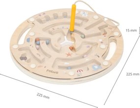Dřevěné magnetické bludiště VIGA 44283