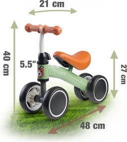 Odrážedlo Nukido NK-600 na všech čtyřech kolech