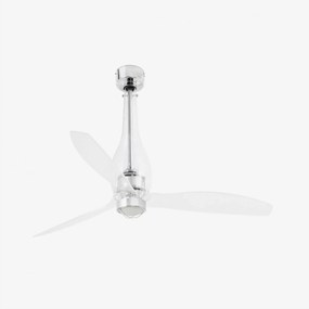 FARO 33381-9 ETERFAN M LED, transparentní, stropní LED ventilátor s DC motorem - FARO