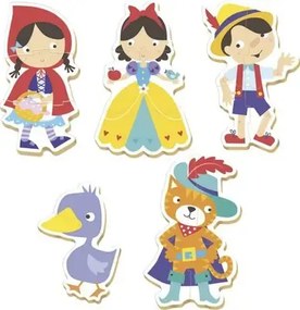EDUCA Baby puzzle Pohádky 5v1 (3-5 dílků) / 19 dílků / od 2 let