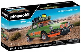 Set figurek a příslušenství playmobil 71436 porsche 911 carrera rs 2.7 - offroad edition