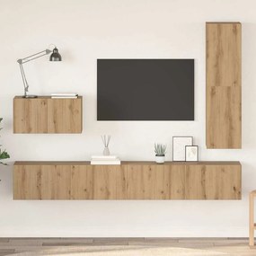 Sestava TV skříněk 4 ks Artisanový dub Kompozitní dřevo 3393329