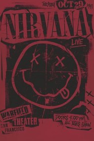 Plechová cedule Nirvana II Velikost: A4 (30 x 20 cm)