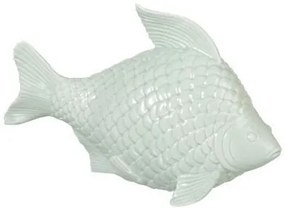 Porcelánová dekorace Kapr - 21,7*13,5*9,8 cm