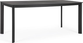 BIZZOTTO Zahradní jídelní stůl ALCORA 180x90 cm černý