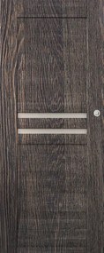 posuvné interiérové dveře do pouzdra MADERA model 4 Průchozí rozměr: 70 x 197 cm, Orientace dveří: Levé dveře, Dekor: Bílá