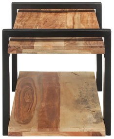 vidaXL TV stolek 90 x 40 x 40 cm masivní akáciové dřevo