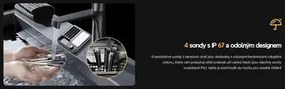 INKBIRD BBQ modrý bezdrátový teploměr se 4 sondami WiFi/100m  Bluetoot