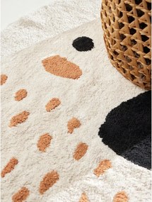 Krémový pratelný/ručně tkaný bavlněný dětský koberec 120x137 cm Snuggle Nienchen – Hanse Home