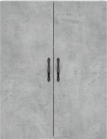 Skříň highboard betonově šedá 69,5x34x180 cm kompozitní dřevo 3198093