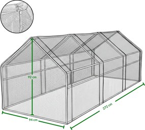 Fóliový skleník 270 x 90 x 90 cm