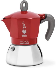 Moka konvička bialetti new moka indukce 6 porcí červená