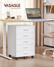 Kancelářský kontejner Vasagle Grigo 42 cm bílý