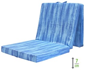 Skládací matrace THOMMY 60x190 modrá