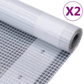 Krycí plachty 2 ks 260 g/m² 3 x 2 m bílé 3082818