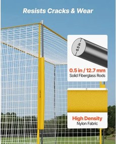 Přenosná fotbalová branka 3,66 × 1,83 m Dětská fotbalová síť Taška na trénink