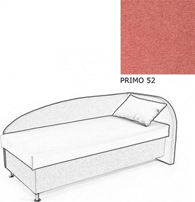 Dřevona - Elitte Čalouněná postel AVA NAVI, s úložným prostorem, 90x200, pravá, PRIMO 52