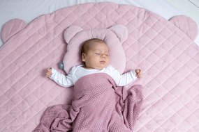 Sleepee Fixační sametový polštář ROYAL BABY pro miminko zelený
