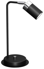Stolní lampa JOKER 1xGU10/25W/230V černá/lesklý chrom