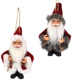 PROHOME - Santa Claus visící 15cm různé druhy